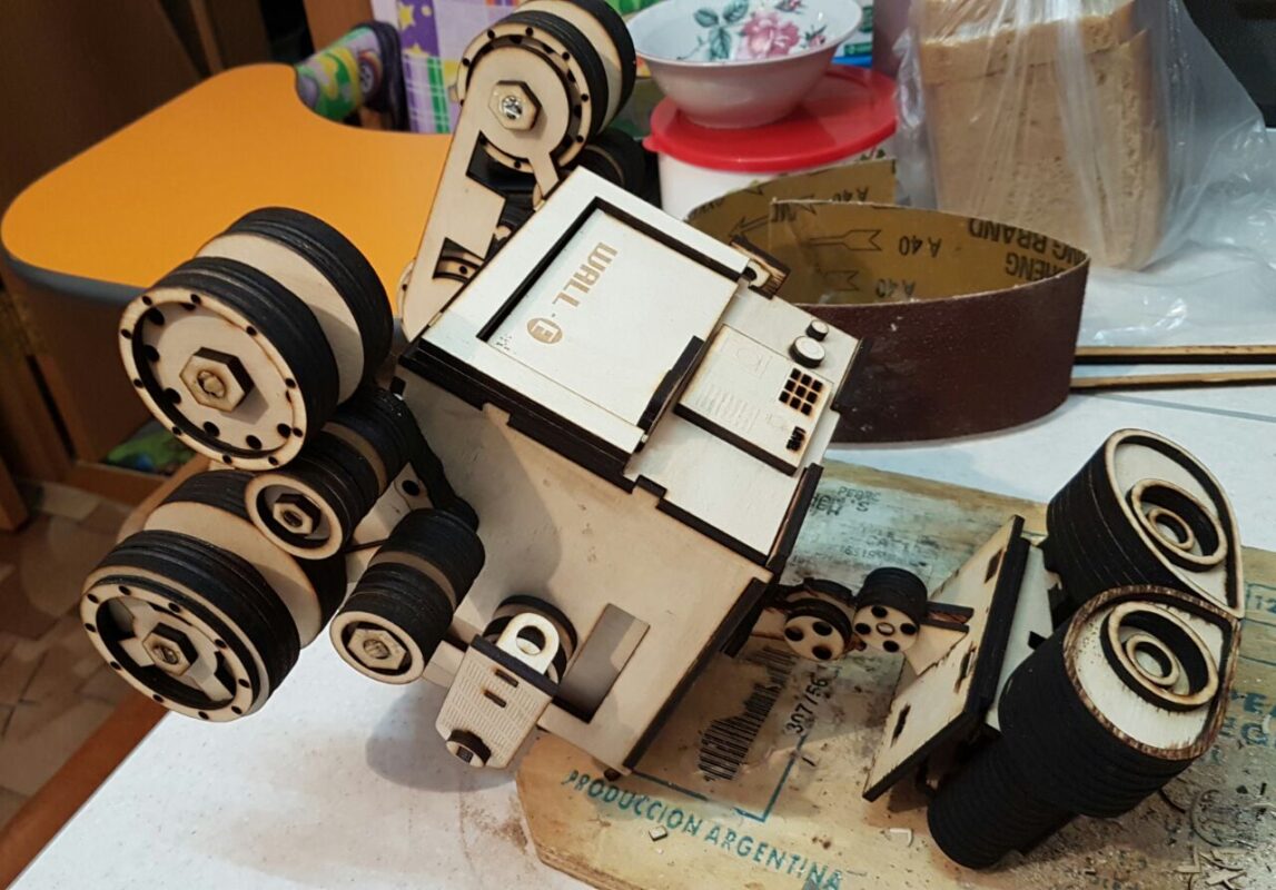 Modelo de Robot Wall-E para Corte Láser en 3mm y 1/8" - Descarga ...